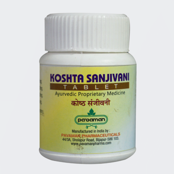 Koshta Sanjivini Tablet (100Tabs) - Pavaman - AyurCentral Online