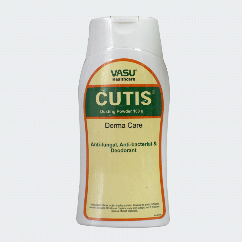 Cutis Dusting Powder (100Gm) – Vasu Pharma - Ayurcentral Online