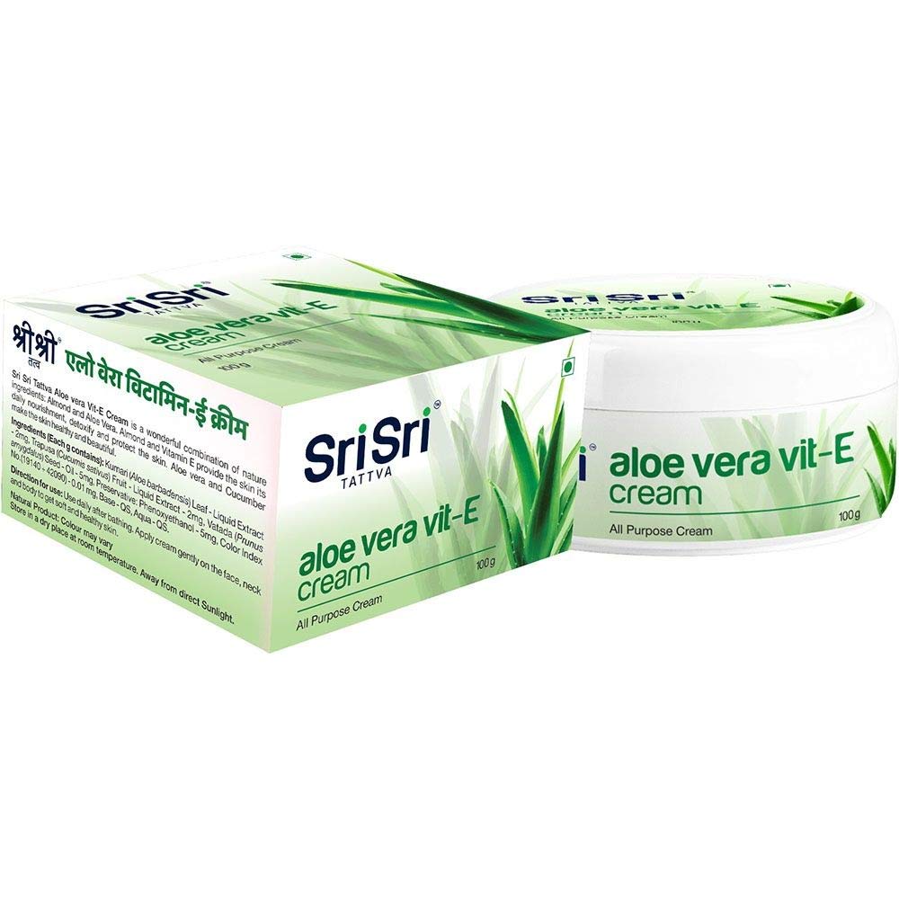 Aloe Vera Vit E Cream (100Gm) – Sri Sri Tattva - Ayurcentral Online