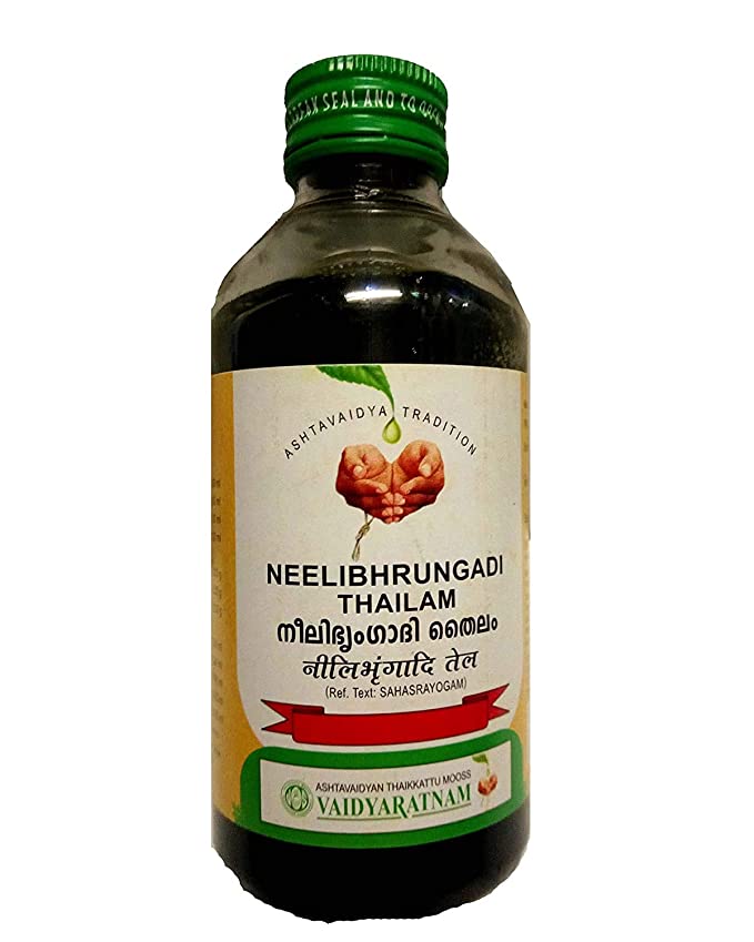 Neelibhringadi Thailam (200ml) - Vaidyaratnam - Ayurcentral Online