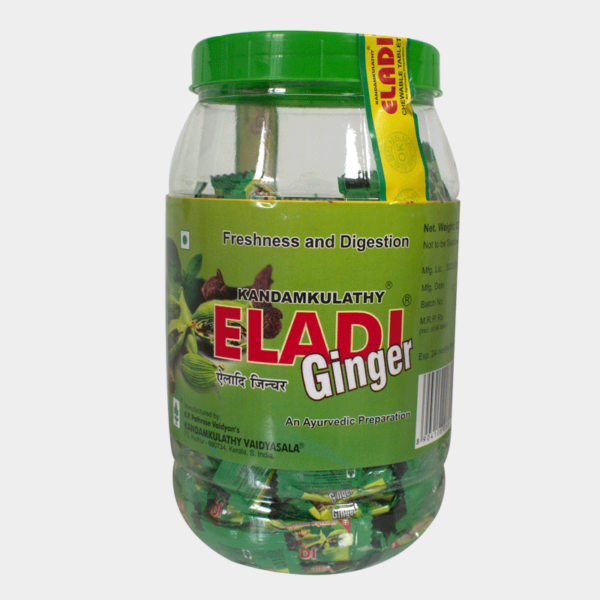 Eladi Candy(Ginger) (250Tabs) - Kandamk - AyurCentral Online