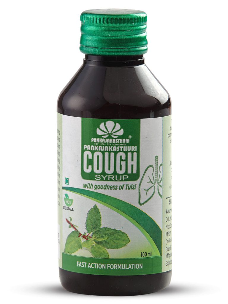 Cough Syrup Sf Tulasi (100ml) – Pankaja Kasthuri - Ayurcentral Online